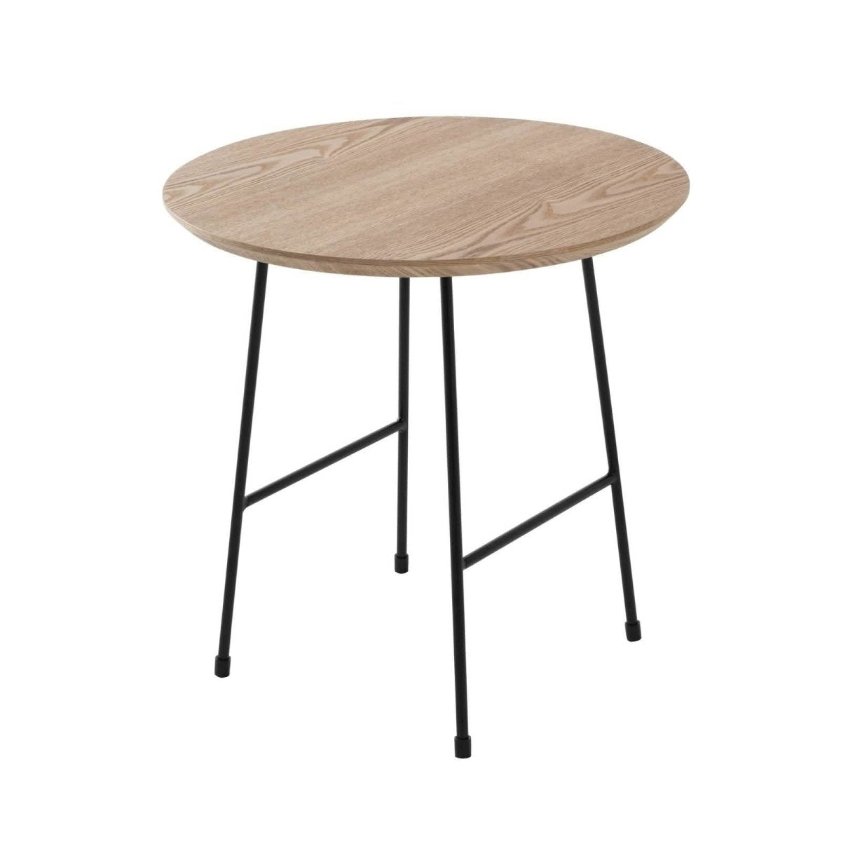 Modern Round Side Table with Black Steel Frame Manufacturer and ...